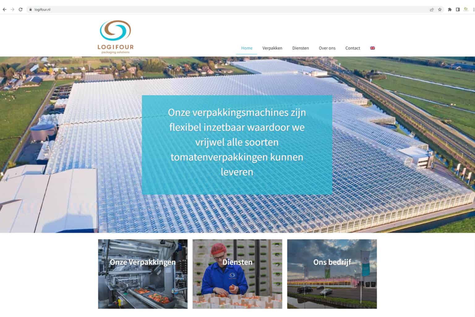 (Nieuwe) website LogiFour - Duijvestijn Tomaten